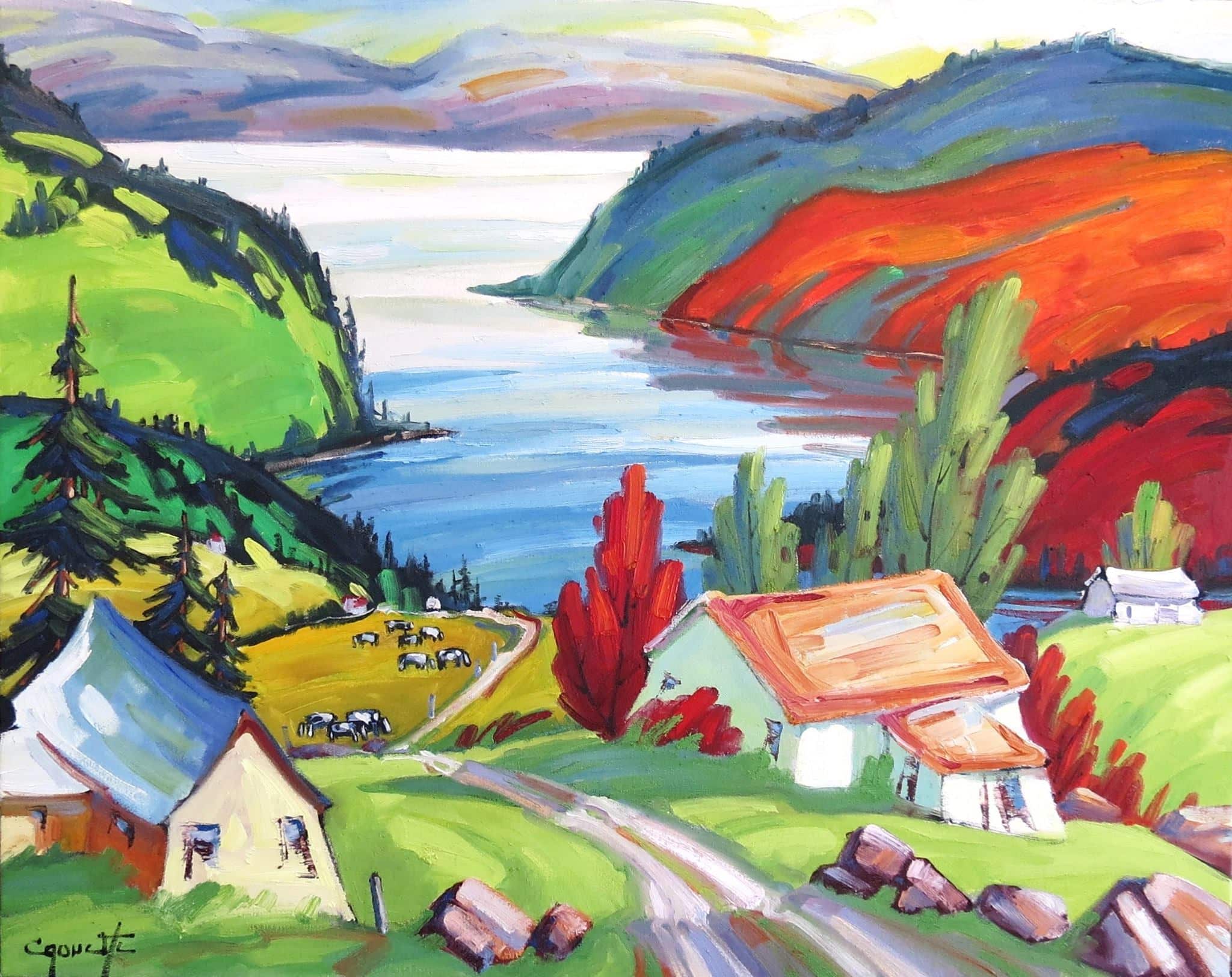 Raymond Caouette, artiste peintre - Tourisme des Chenaux