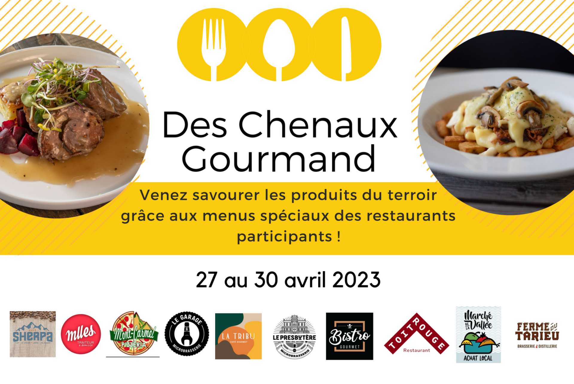 2e édition de Des Chenaux Gourmand - Tourisme des Chenaux